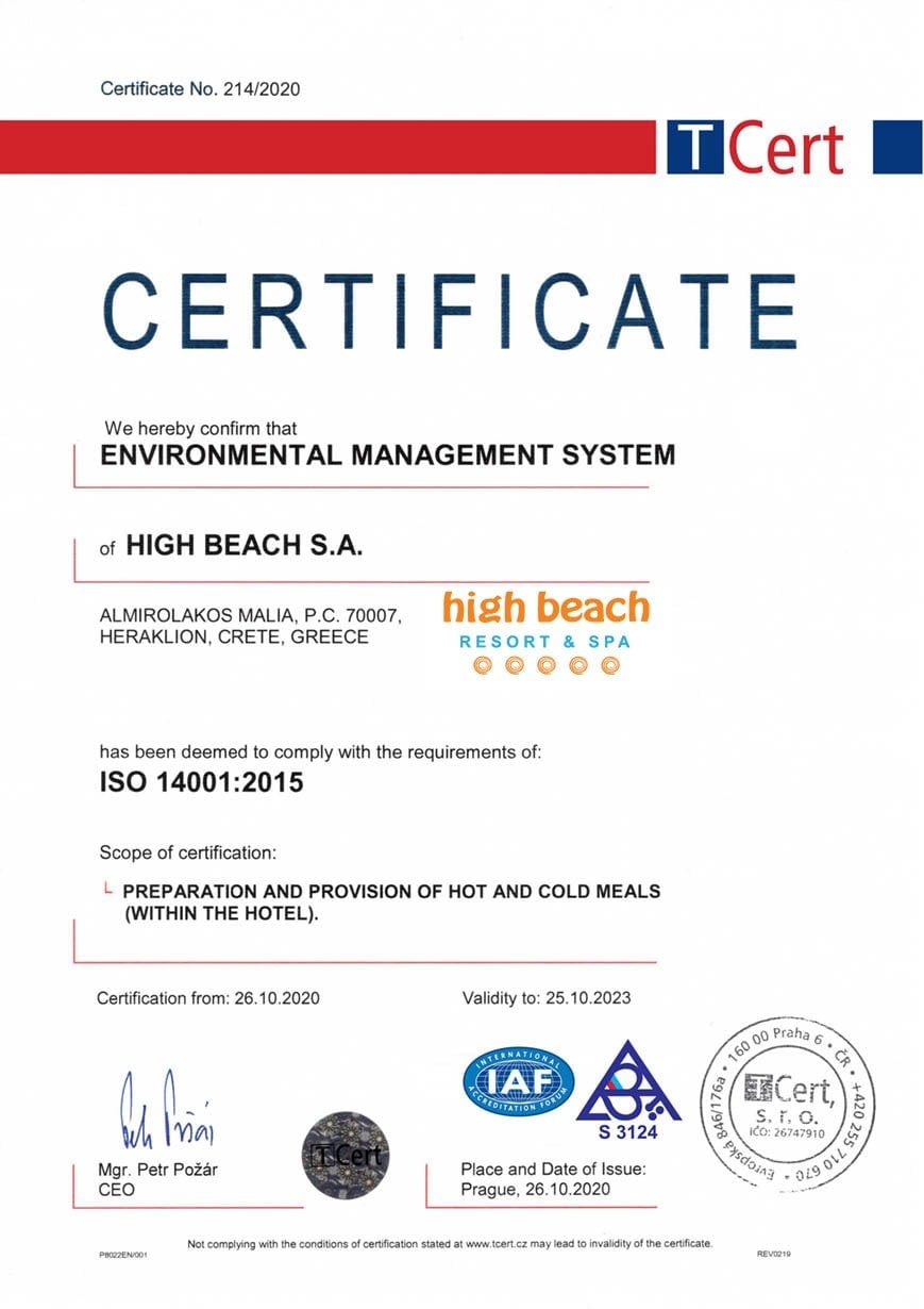 Health & Safety - High Beach Hotels Collection